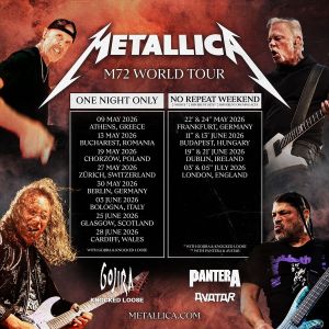 Metallica Announce 2026 European/UK Tour With Gojira, Knocked Loose ...