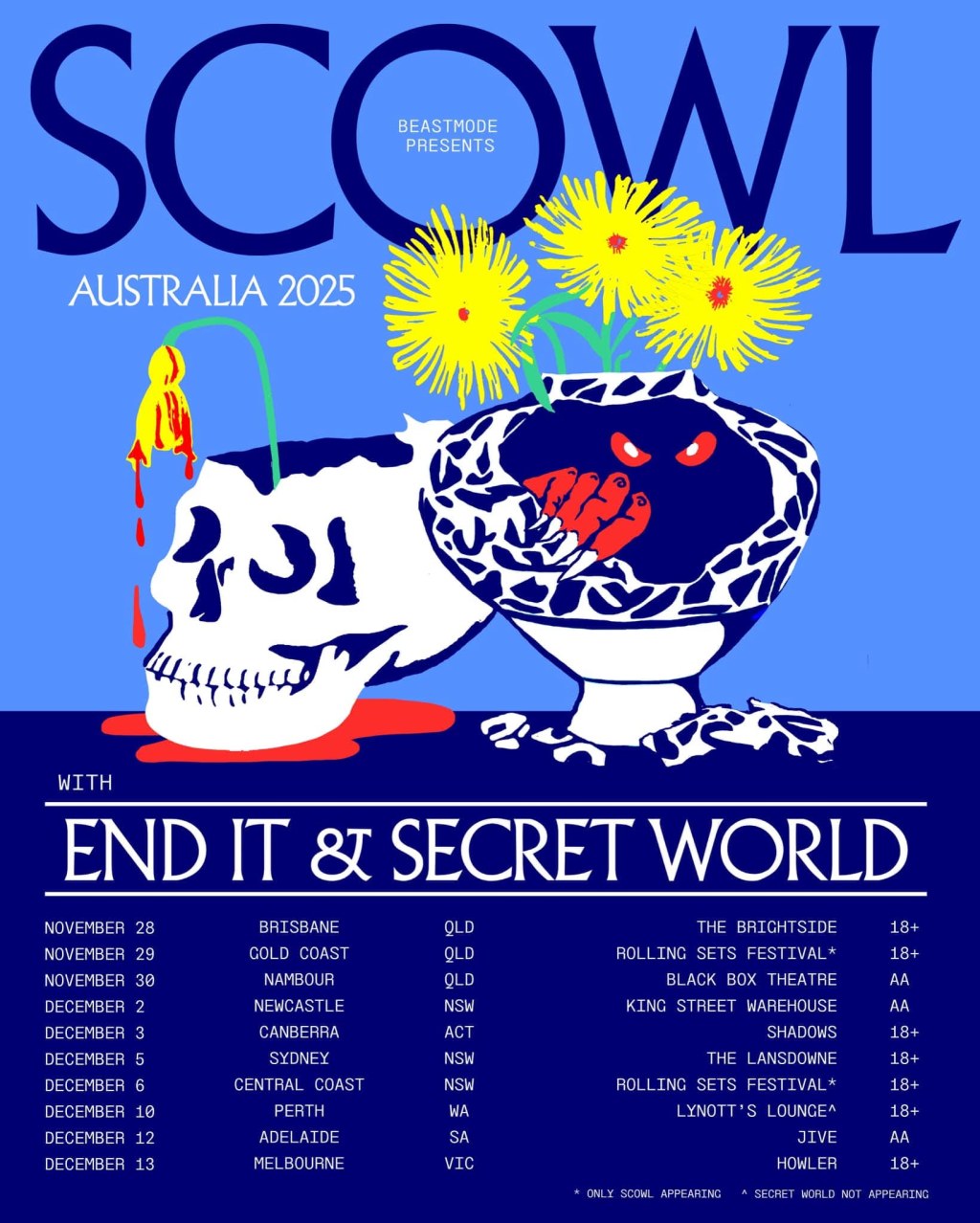 Scowl Announce Australian Tour With End It & Secret World – Metal Anarchy