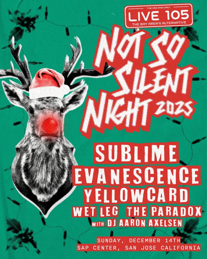 Sublime, Evanescence, Etc. Set For 2025 “Not So Silent Night” Concert ...