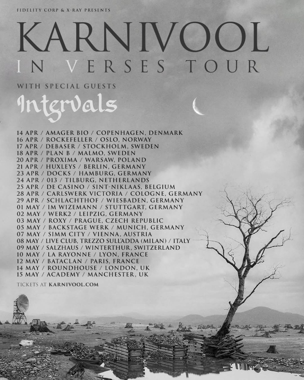 Karnivool Announce Spring 2026 European/UK Tour With Intervals – Metal ...