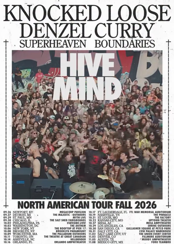 Knocked Loose And Denzel Curry Announce Co-Headlining North American ...