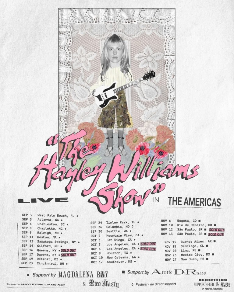 Hayley Williams Announces “The Hayley Williams Show” Tour – Metal Anarchy