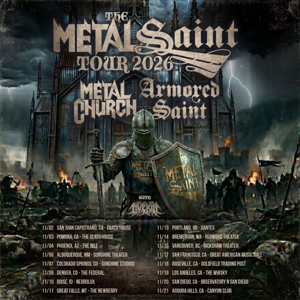 Metal Church And Armored Saint Announce Co-Headlining North American ...