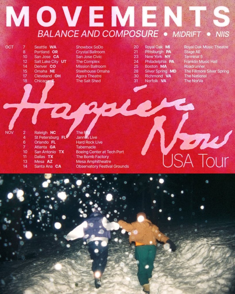 Movements Announce Fall U.S. Tour With Balance And Composure, Midrift ...