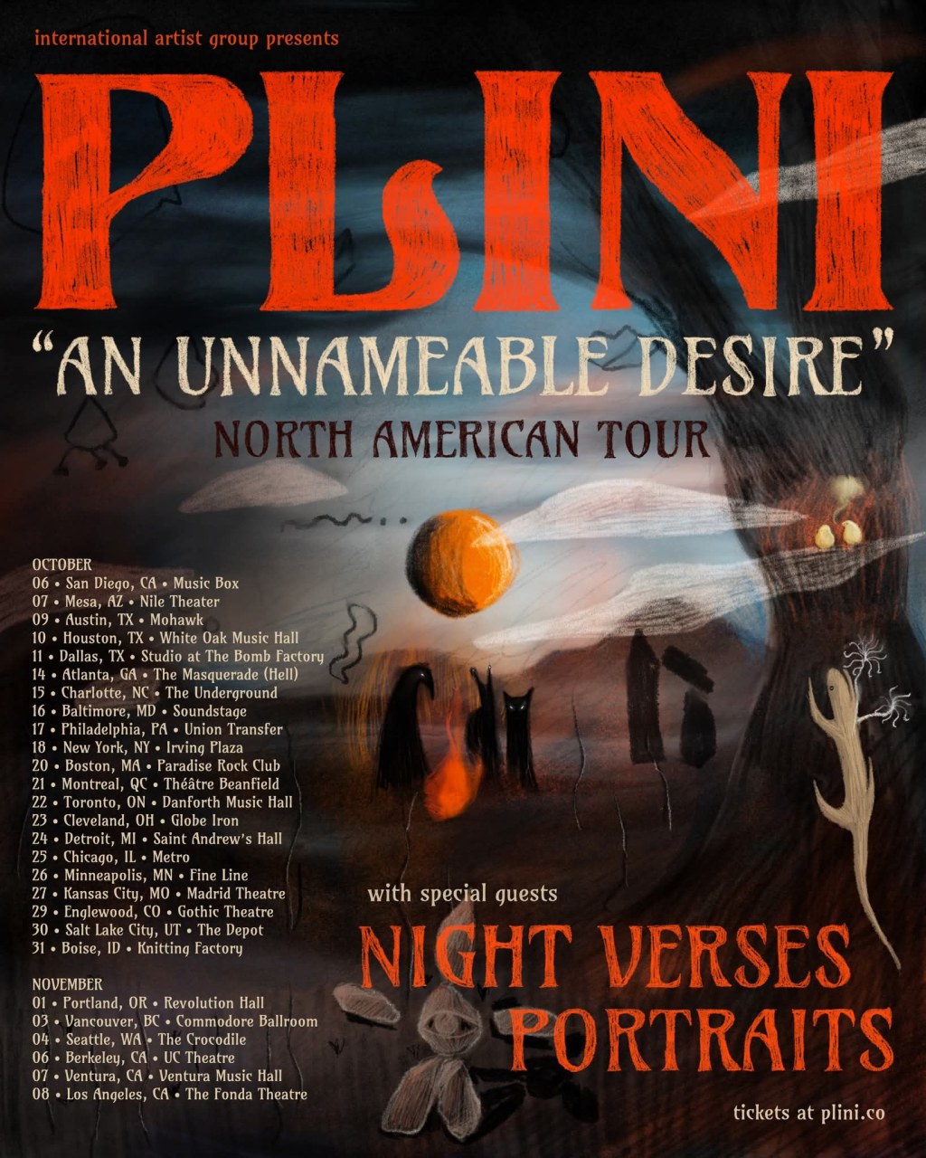 Plini Announce North American Tour With Night Verses & Portraits ...
