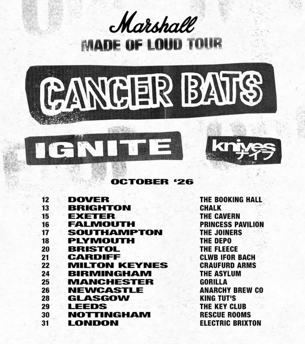 Cancer Bats Announce UK Tour With Ignite And Knives – Metal Anarchy