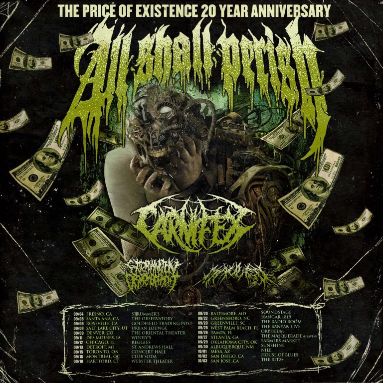 Carnifex, Extermination Dismemberment, & Mauled Added To All Shall ...
