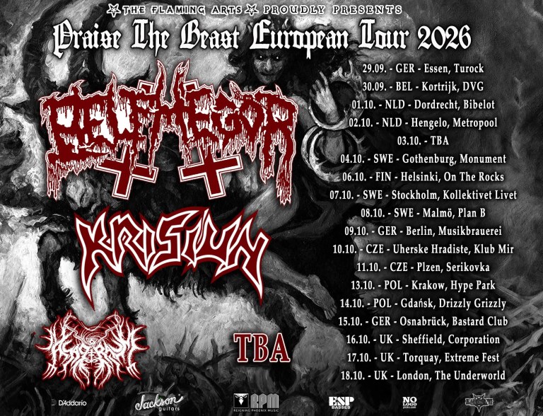 Belphegor Announce Fall European/UK Tour With Krisiun And Asagraum ...