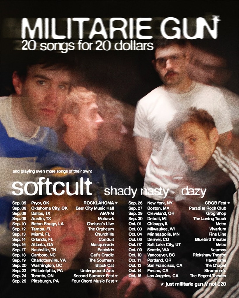 Militarie Gun Announce “20 Songs For $20” Tour – Metal Anarchy