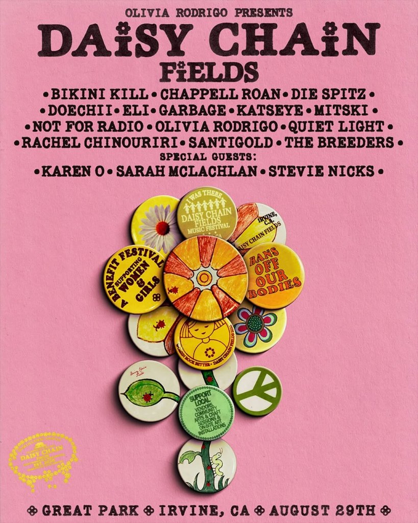 Bikini Kill, Die Spitz, Garbage, Etc. Set For Olivia Rodrigo’s Daisy ...